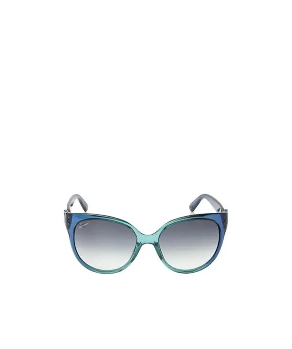 Gucci Logo Detail Cat Eye Sunglasses - Gray
