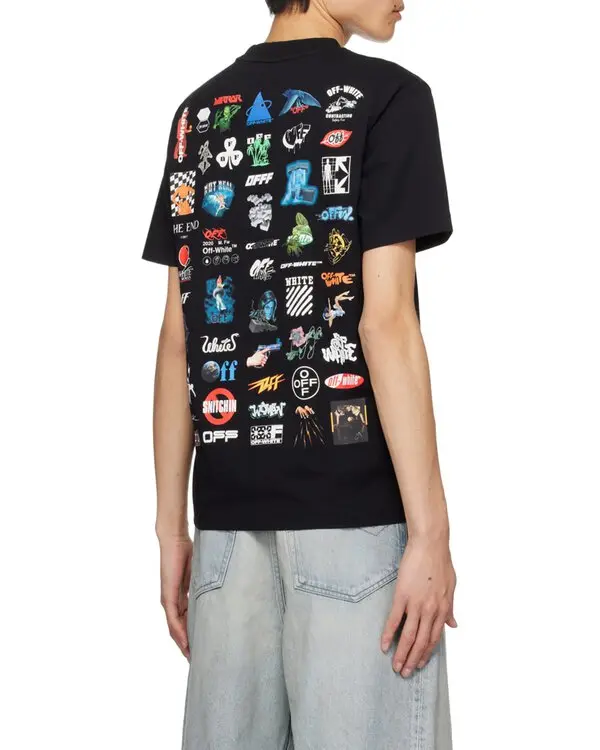 Off-White Graphic Printed Crewneck T-shirt