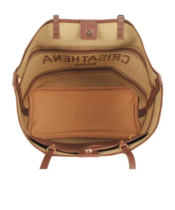 CRISATHENA Large Double Handle Shoulder Bag
