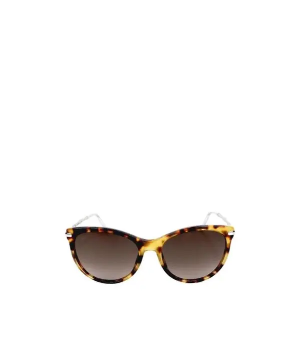 Gucci Tortoiseshell Cat Eye Sunglasses With Logo Detail - Brown