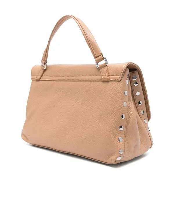 ZANELLATO Postina Daily Small Leather Handbag - Light Brown