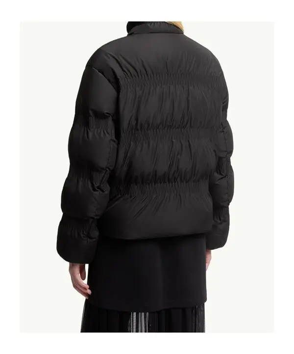 Moncler Ravignan Gather-quilted Short Down Jacket