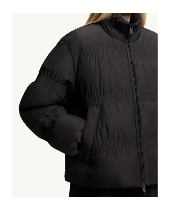 Moncler Ravignan Gather-quilted Short Down Jacket