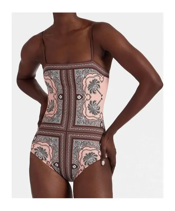 La DoubleJ Elle Printed One Piece Swimsuit - Red