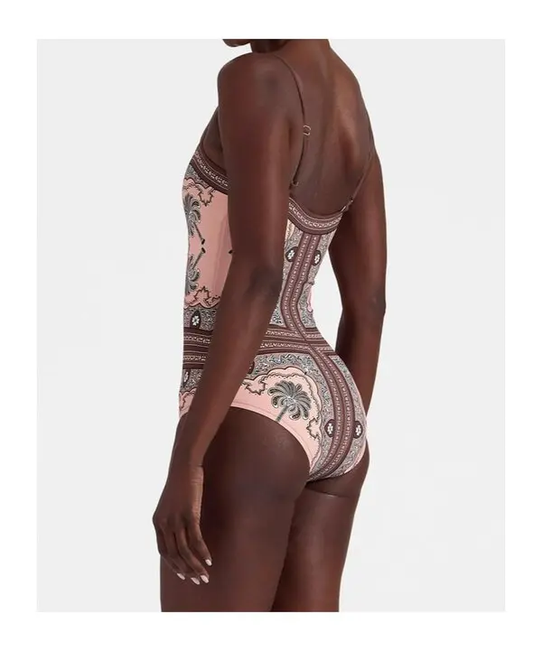 La DoubleJ Elle Printed One Piece Swimsuit - Red