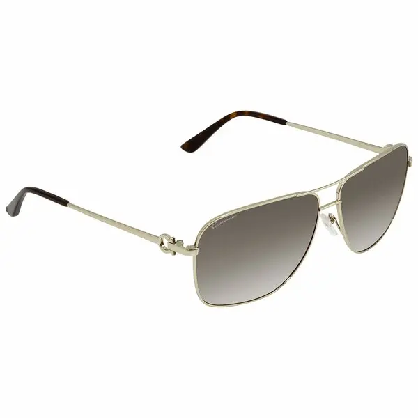 FERRAGAMO Aviator Sunglasses - Black