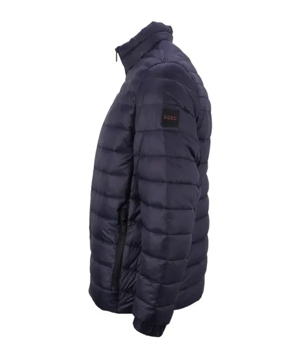 Hugo Boss Quilted Jacket With Stand Collar