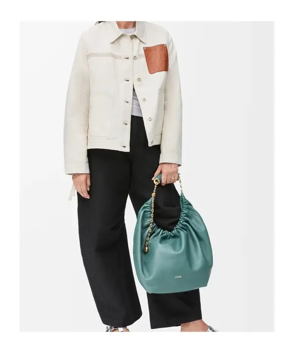 Loewe Asymmetrical Hem Jacket With Side Ties - White
