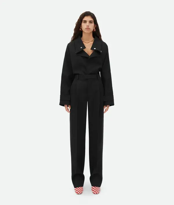 Bottega Veneta Pleated Wide Leg Trousers