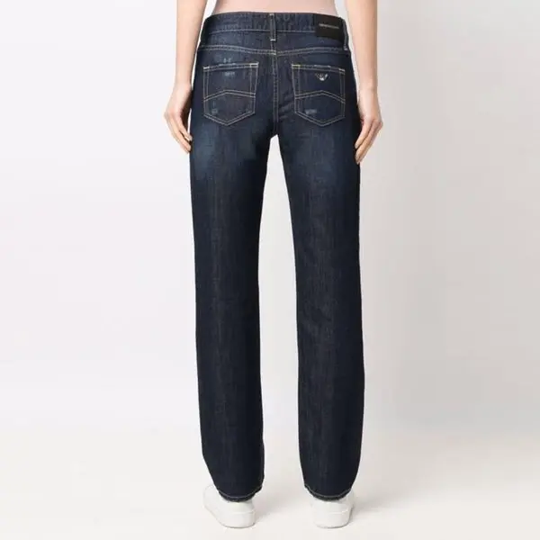 Emporio Armani Mid-rise Straight-leg Jeans