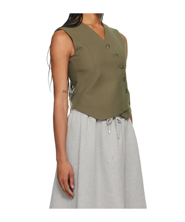 THE FRANKIE SHOP Sleeveless Button-fastening Top
