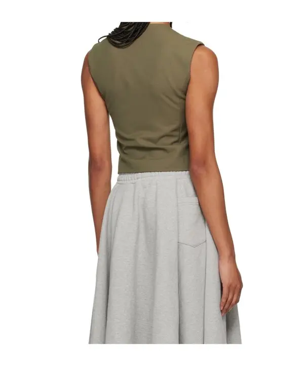 THE FRANKIE SHOP Sleeveless Button-fastening Top