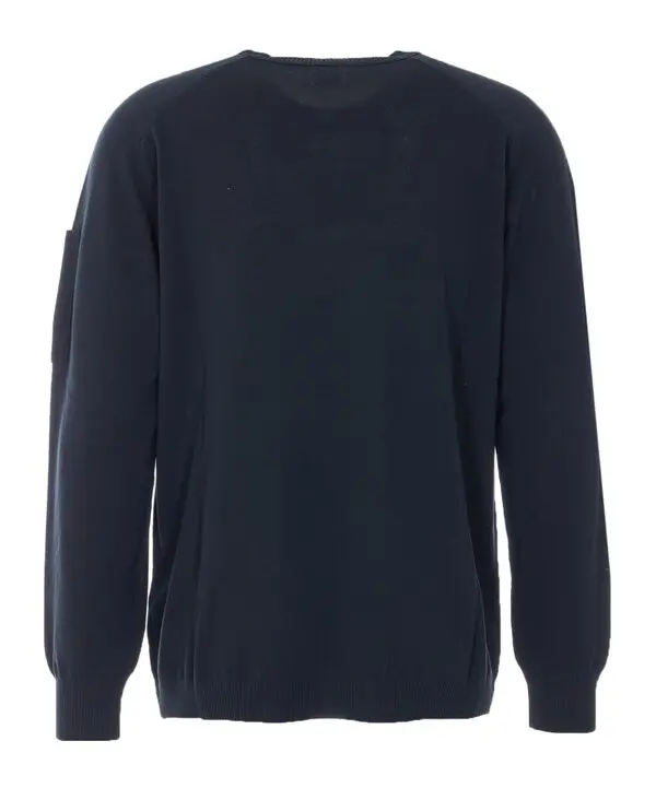 C.P. COMPANY Lens Detailed Crewneck Sweatshirt - Black