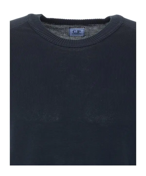 C.P. COMPANY Lens Detailed Crewneck Sweatshirt - Black