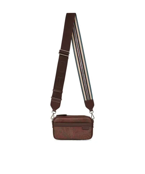 Etro Paisley Print Small Shoulder Bag - Red