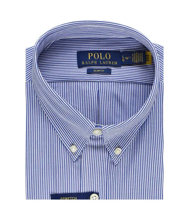Polo Ralph Lauren Ralph Lauren Slim Fit Striped Shirt - Blue White