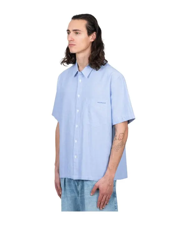 Isabel Marant Étoile Iggy Logo-embroidered Shirt