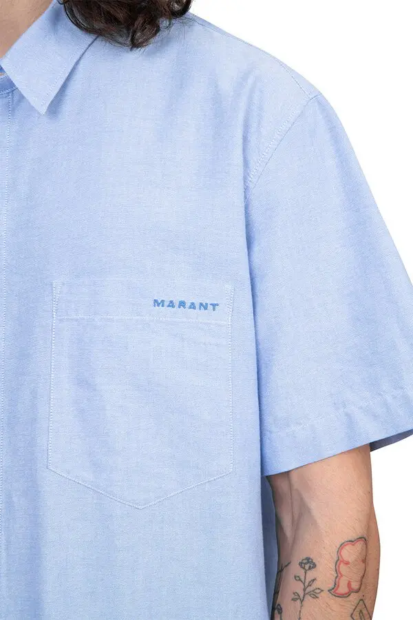 Isabel Marant Étoile Iggy Logo-embroidered Shirt