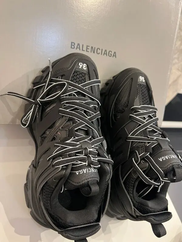 Balenciaga Track Lace-up Sneakers - Black