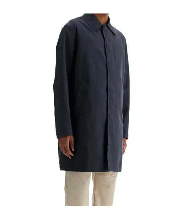Herno Long Sleeved Waterproof Coat - Black