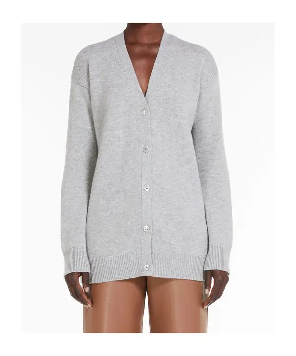 Max Mara Buttoned V-neck Cardigan