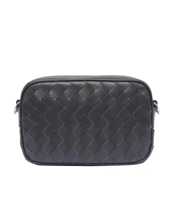 Bottega Veneta Mini Intrecciato Camera Bag - Rock Gray