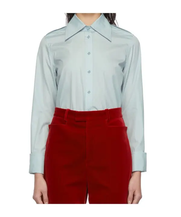 Gucci Pointed Collar Button-up Shirt