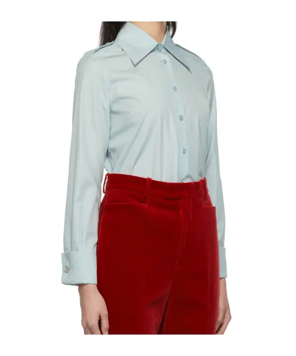 Gucci Pointed Collar Button-up Shirt