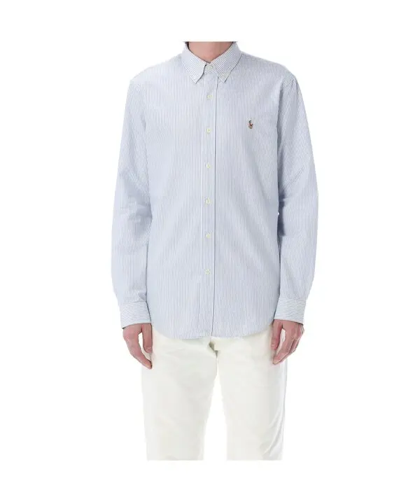 Polo Ralph Lauren Logo Embroidered Curved Hem Shirt