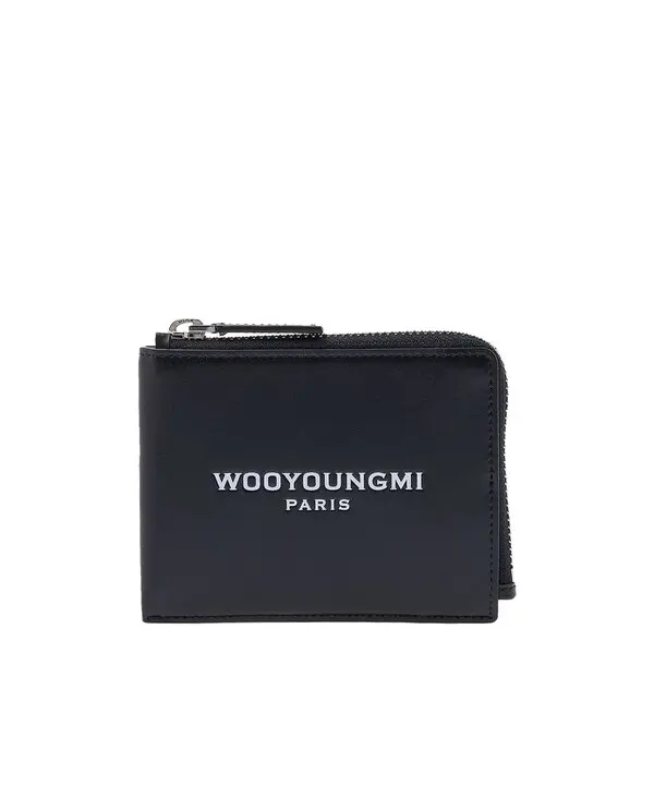 WOOYOUNGMI Square Card Wallet - Black