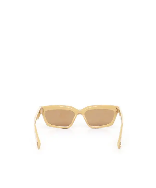 Jacquemus Full Frame Sunglasses - Nude