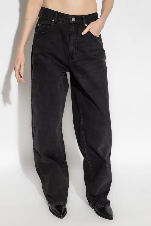 Isabel Marant Étoile Joanny Logo-patch Jeans