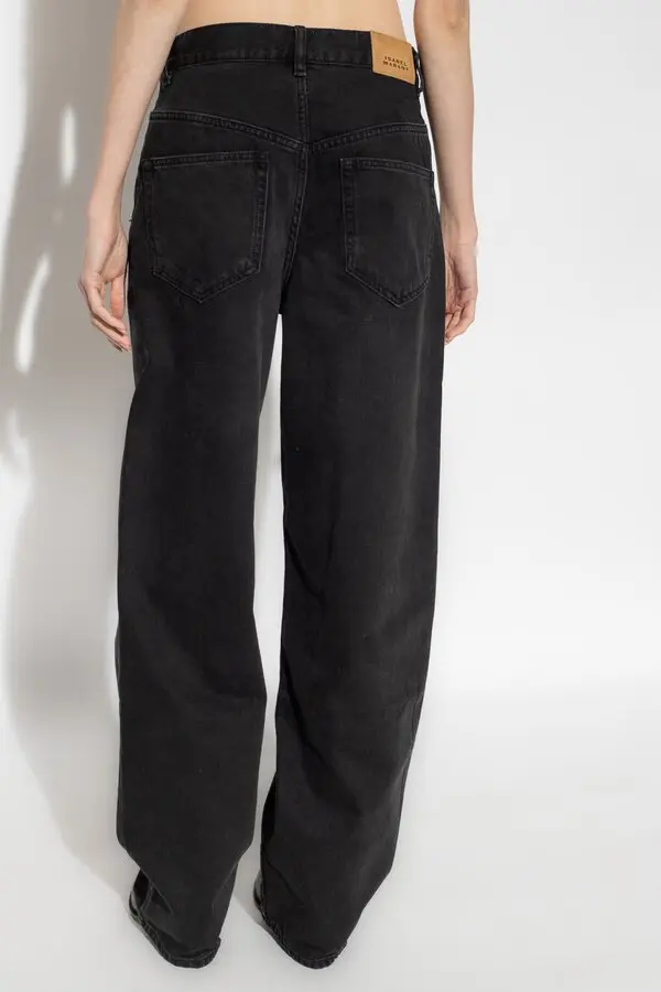Isabel Marant Étoile Joanny Logo-patch Jeans