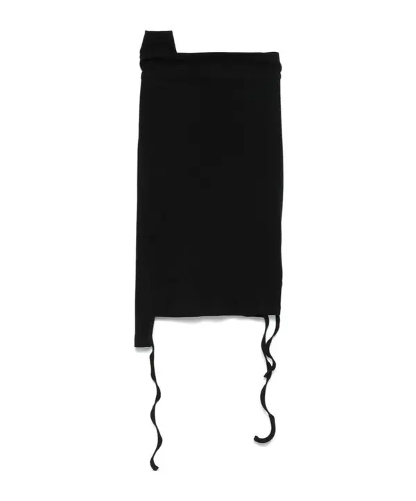 Ottolinger Ribbed Mini Skirt With Button Detail