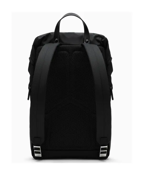 Prada Logo Backpack - Black