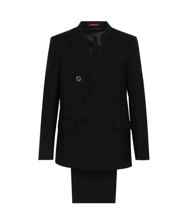Gucci Interlocking G Double-breasted Suit