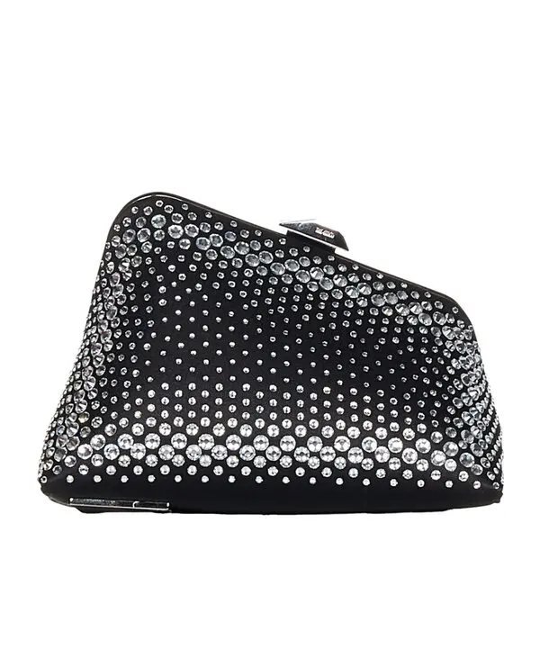 Attico Midnight And Crystal Mini Clutch - Black