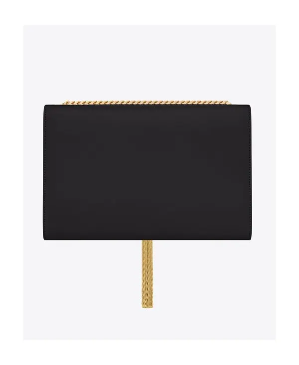 Saint Laurent Medium Monogram Kate Shoulder Bag - Black