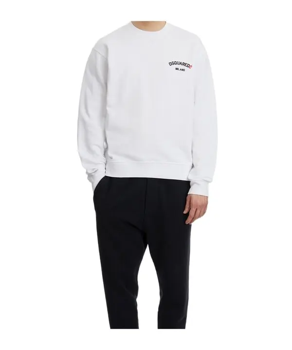 Dsquared2 Logo-printed Crewneck Sweatshirt - White