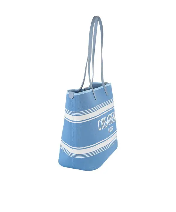 CRISATHENA Large Tote Bag With Double Handles And Detachable Shoulder Strap