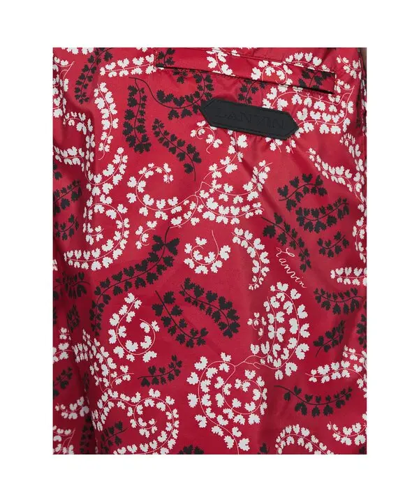 LANVIN Printed Swim Shorts