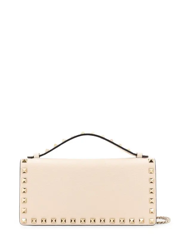Valentino Garavani Rockstud Foldover Wallet - Light Ivory