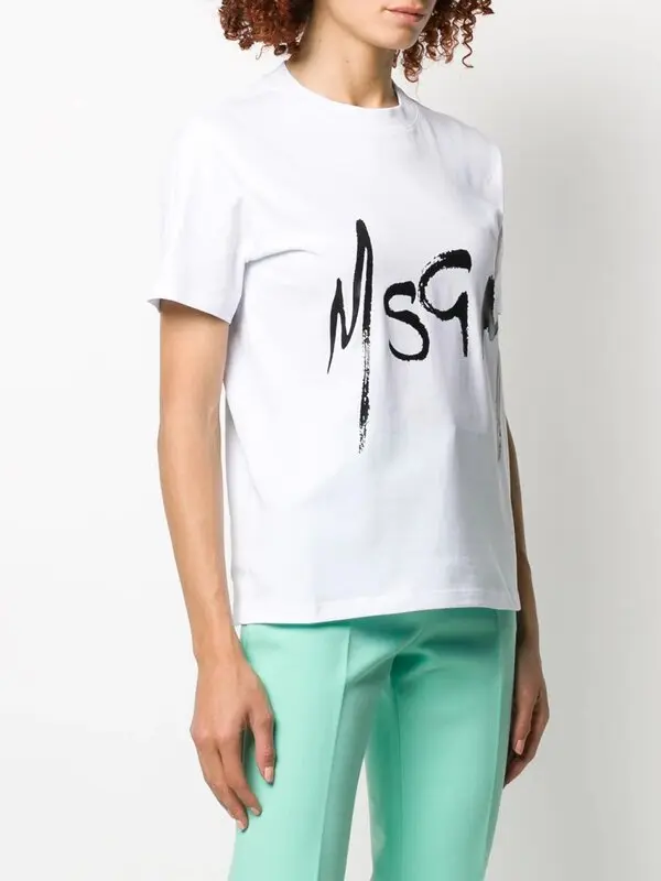 MSGM Logo Print T-shirt