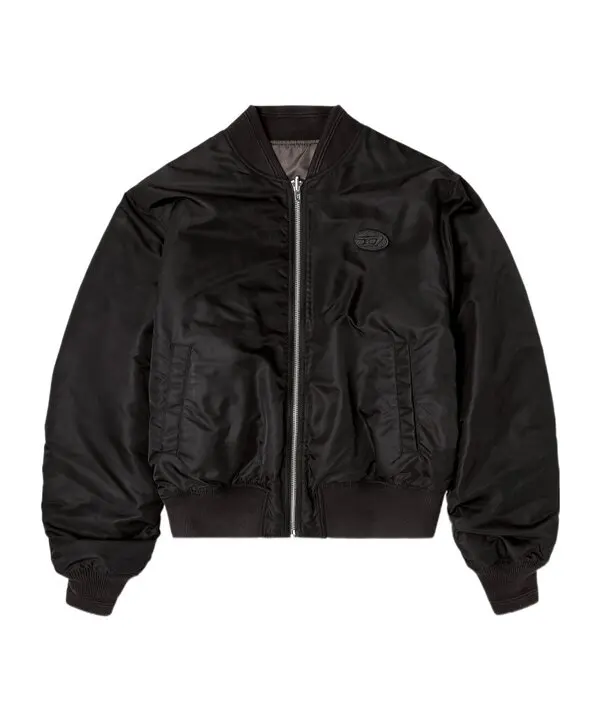 DIESEL® W-type D1 Padded Bomber Jacket - Black