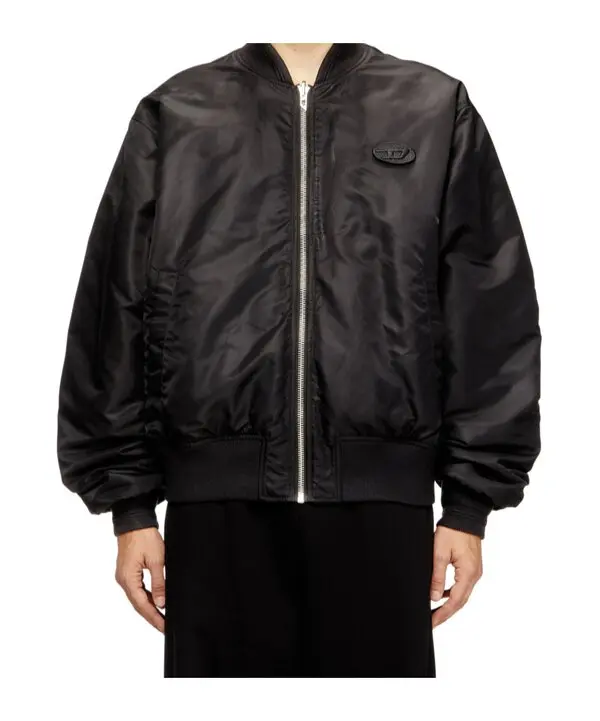 DIESEL® W-type D1 Padded Bomber Jacket - Black