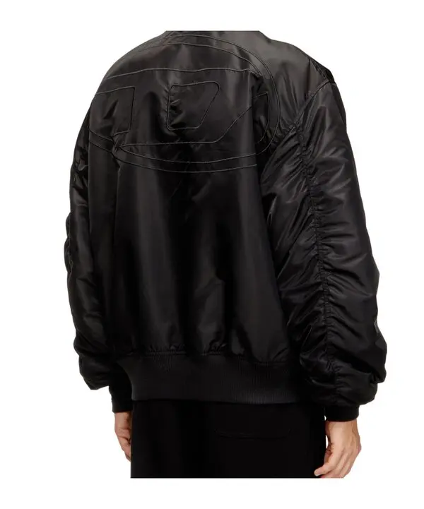 DIESEL® W-type D1 Padded Bomber Jacket - Black