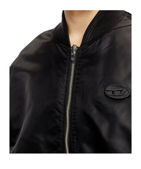 DIESEL® W-type D1 Padded Bomber Jacket - Black