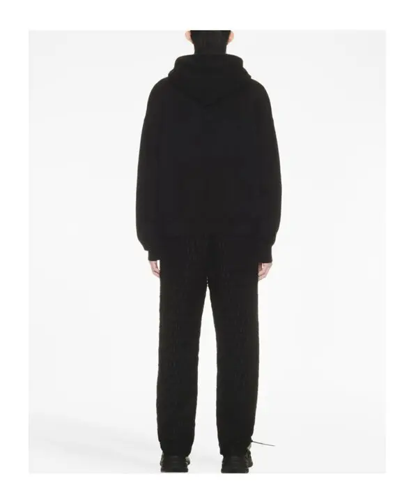 Off-White Logo Printed Drawstring Hoodie