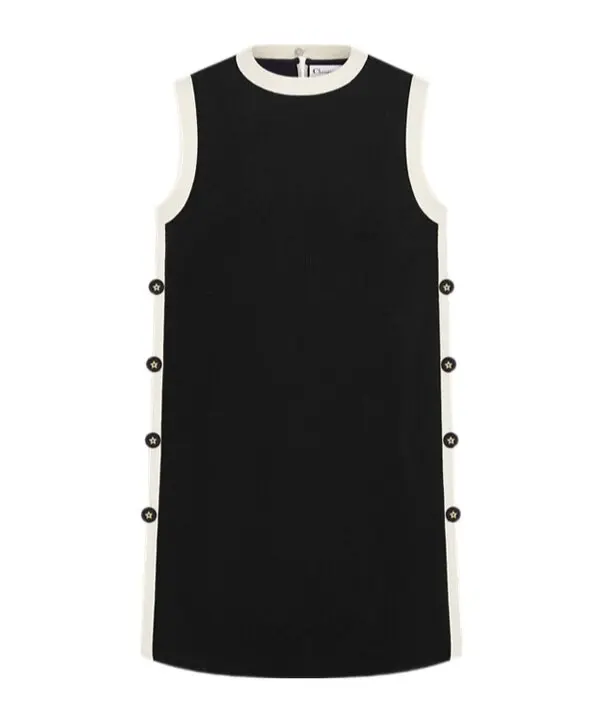 Dior Sleeveless Mini Dress - Black