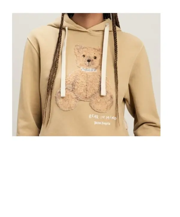 Palm Angels Teddy Bear Embroidered Hoodie
